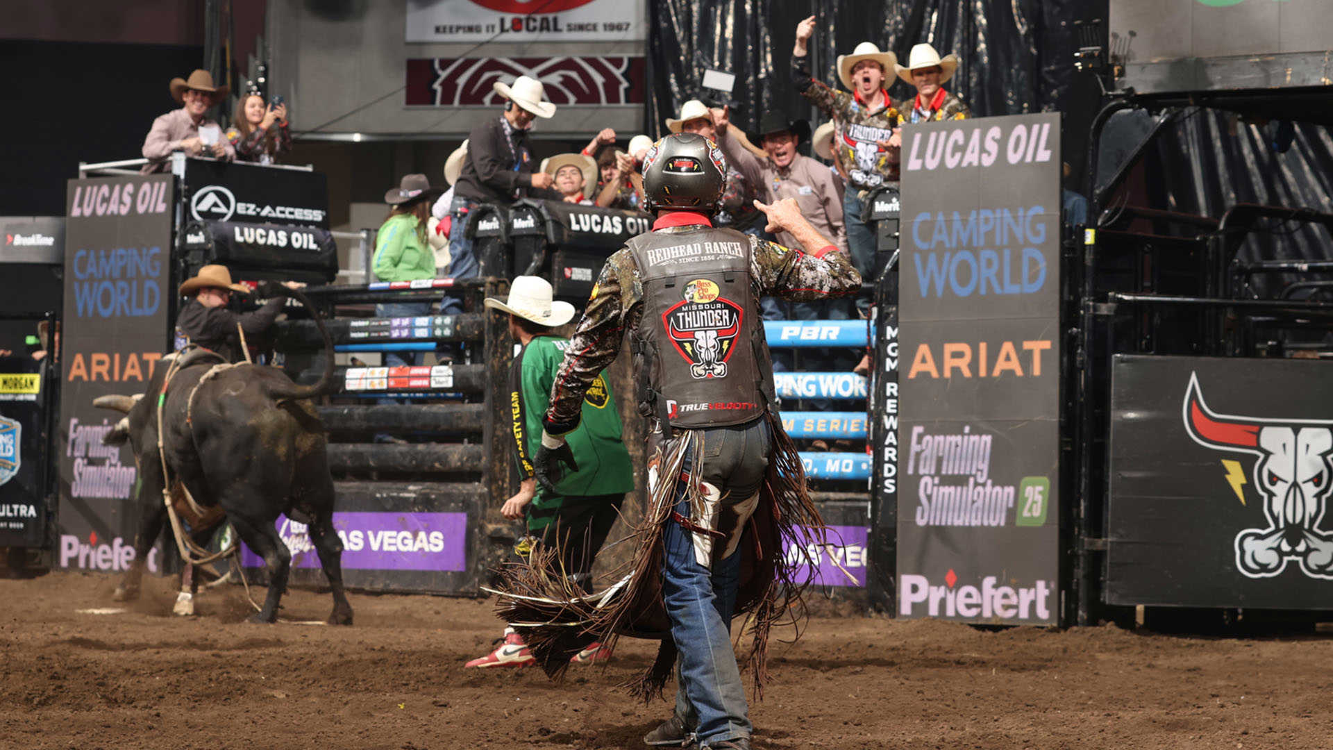 PBR | Missouri Thunder upset Carolina Cowboys, 260.25-89.25, to win ...