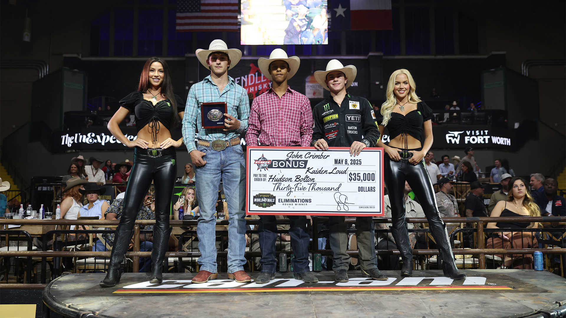 PBR | No. 3 John Crimber ties for Round 1 win on a sold-out opening ...