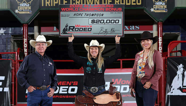 PBR | Hope Thompson wins Women’s Rodeo World Championship All-Around title