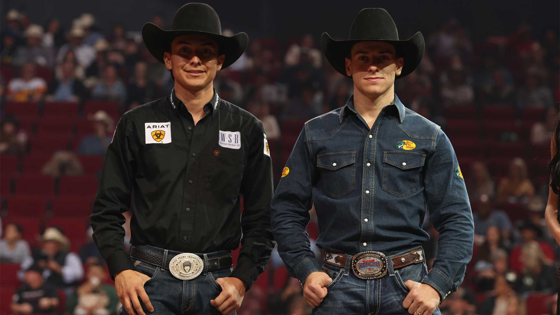 PBR | Cody Jesus, Felipe Furlan tie For Round 1 win inside Toyota Center