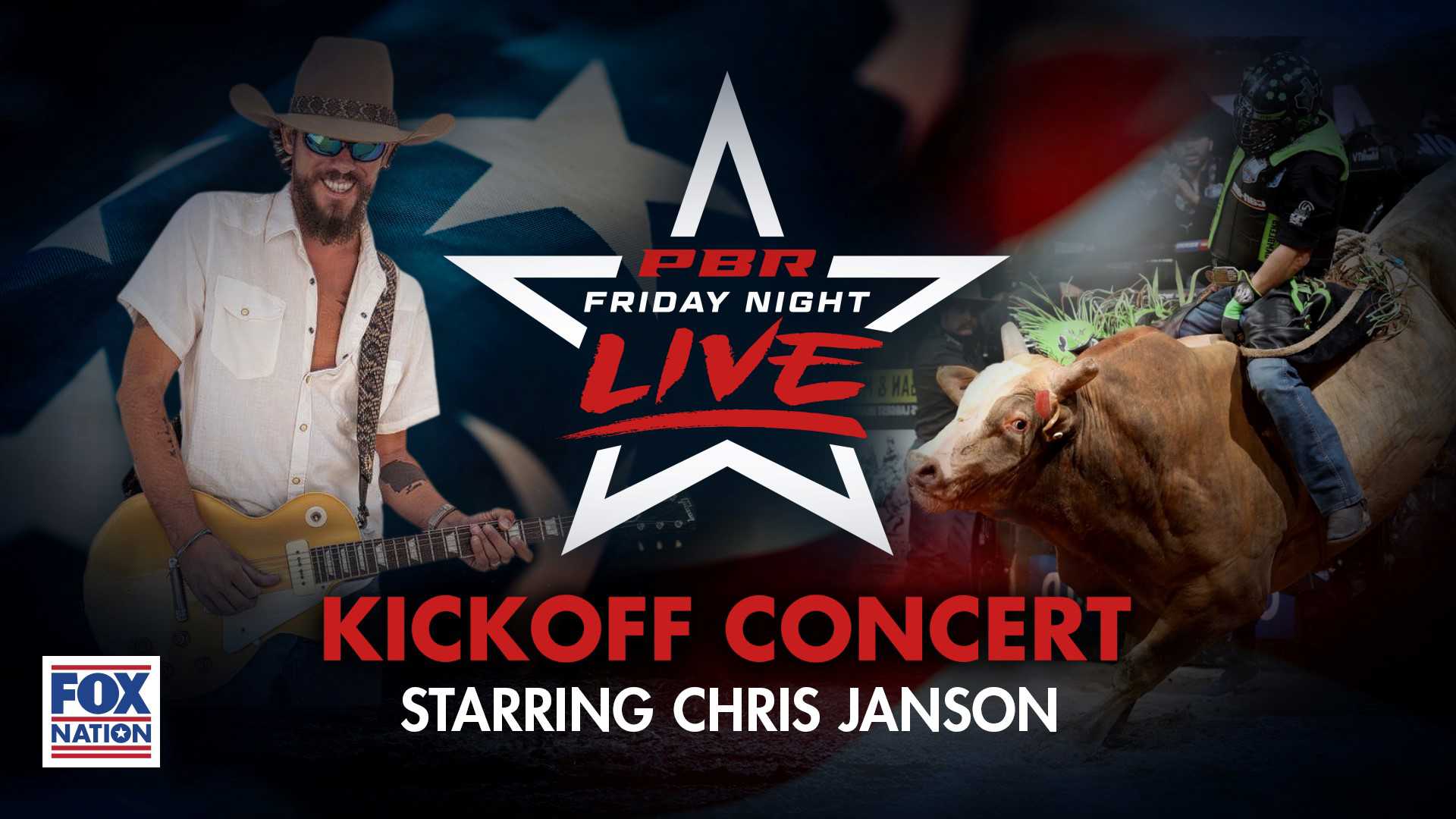 PBR | Fox Nation to present live kickoff concert Featuring Chris Janson ...