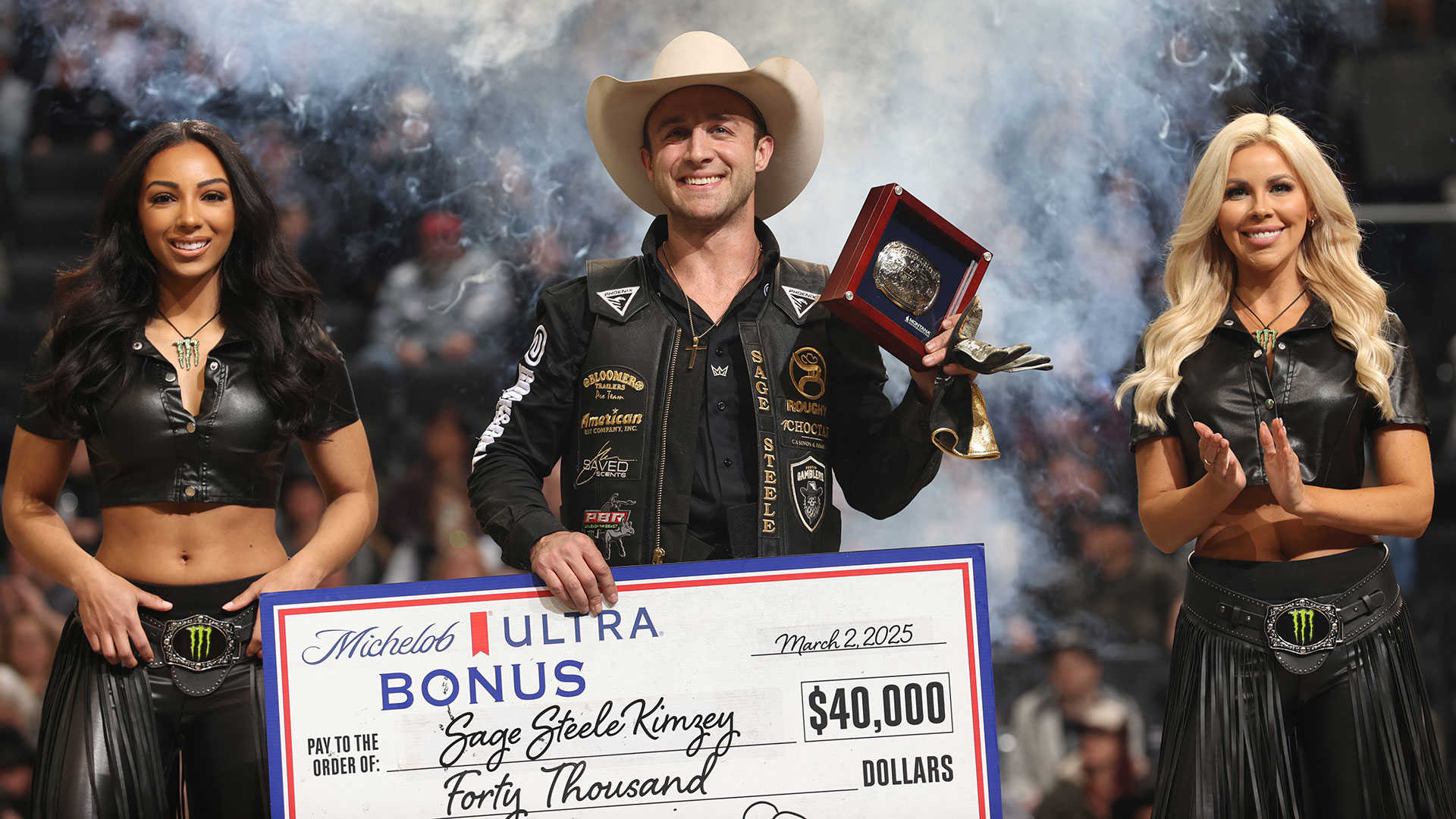 PBR | Sage Steele Kimzey wins Unleash The Beast event in Milwaukee ...