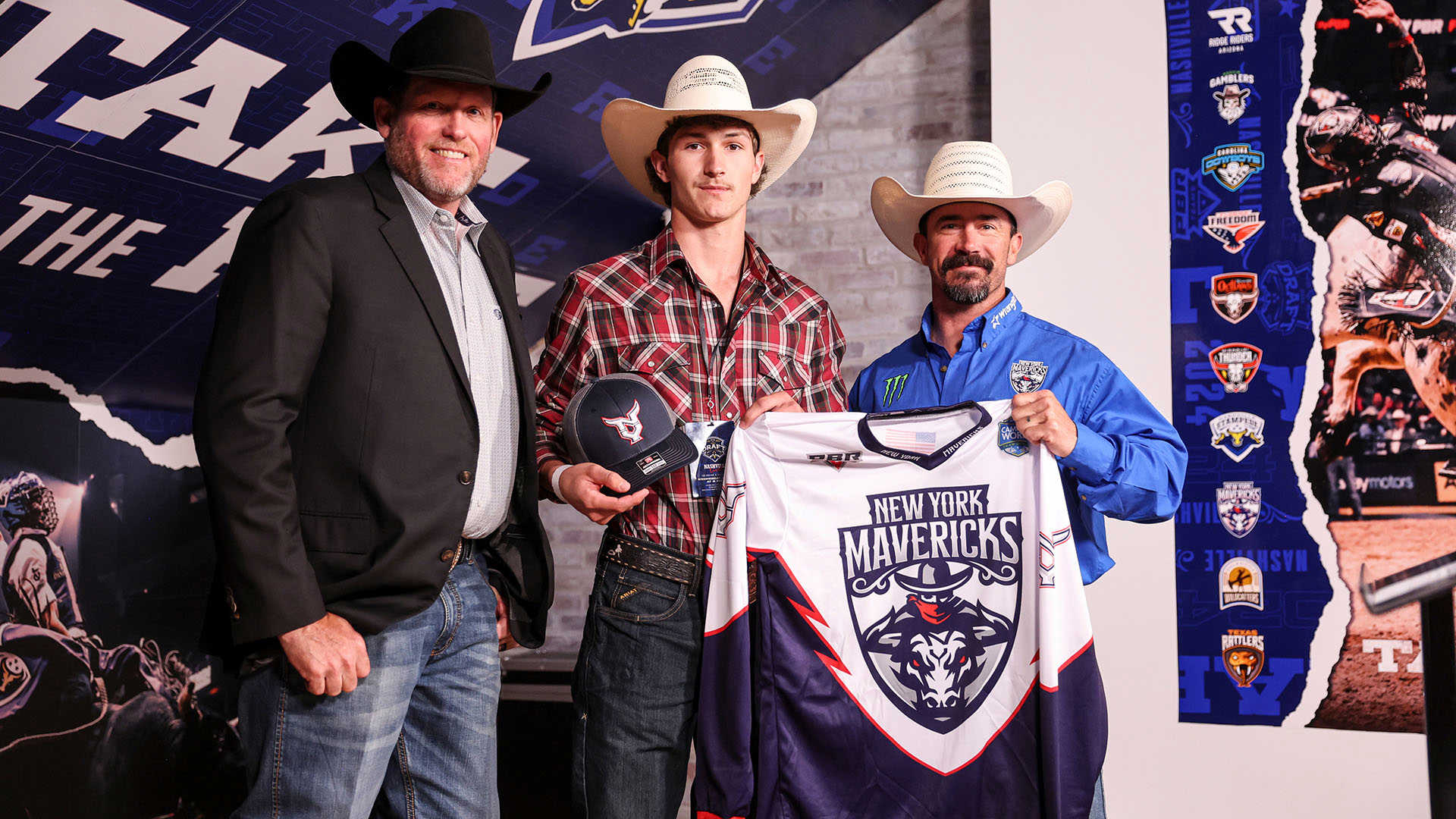 PBR | New York Mavericks select Hudson Bolton with the No. 3 overall ...