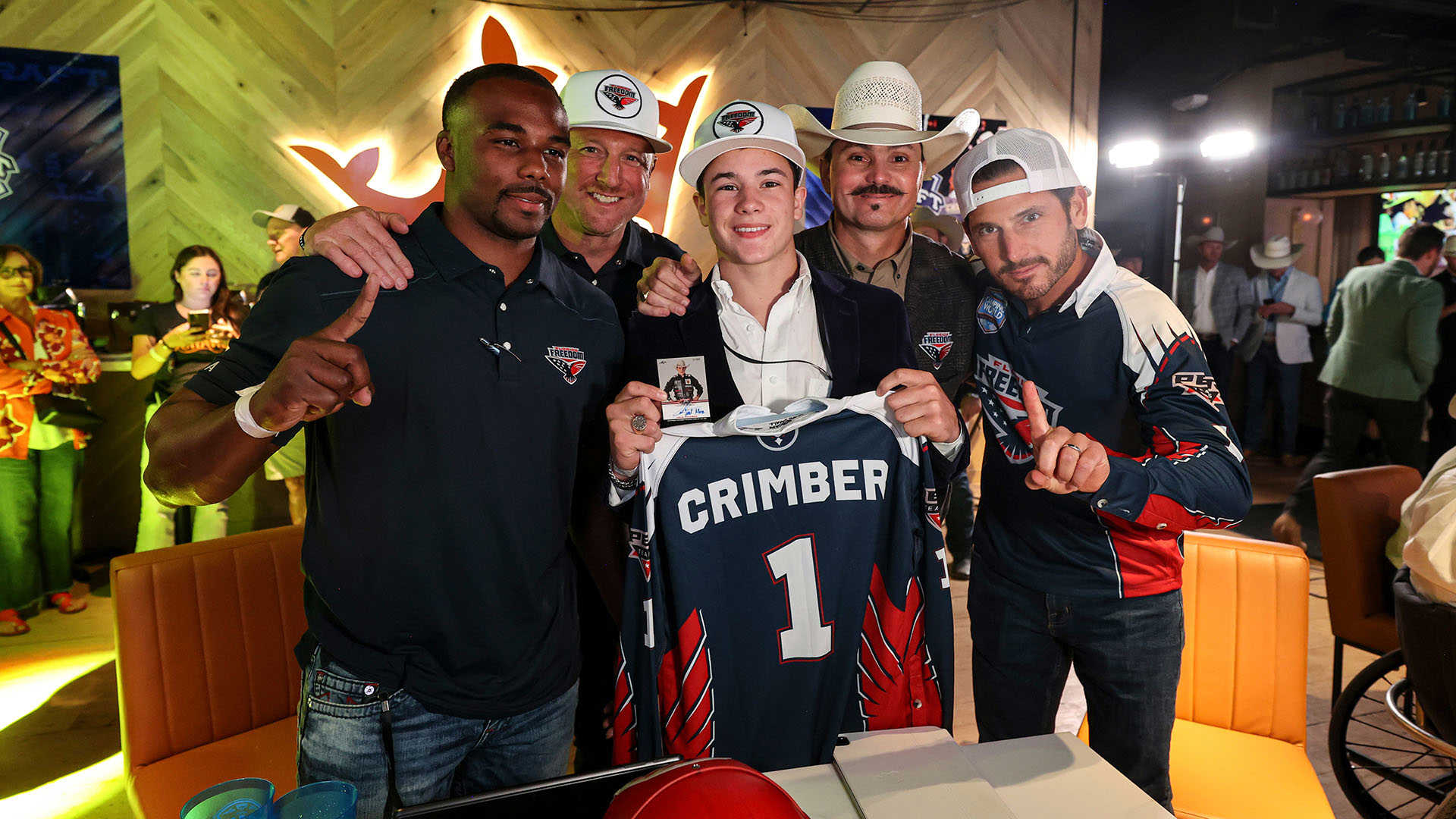 PBR | Florida Freedom select John Crimber with the No. 1 overall pick ...